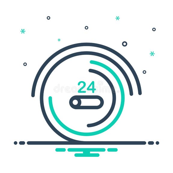 Black Mix Icon for Progress Indicator, Headway and Pointer Stock Vector ...