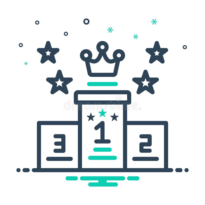 Mix Icon for Ranking, Category and Range Stock Illustration ...