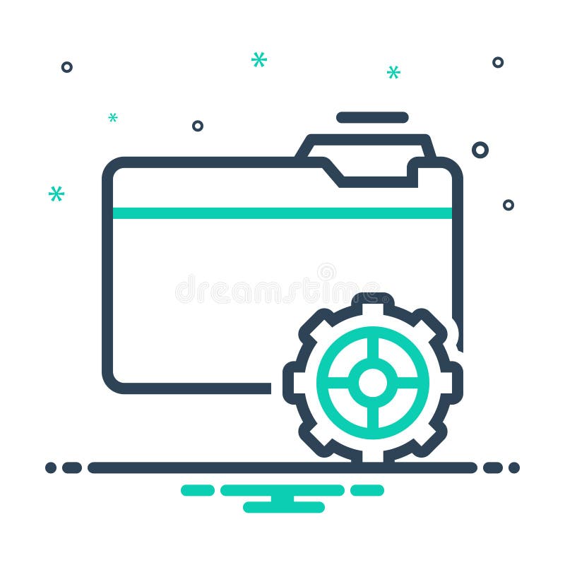 Mix Icon for Setup, Provision and Organisation Stock Vector ...