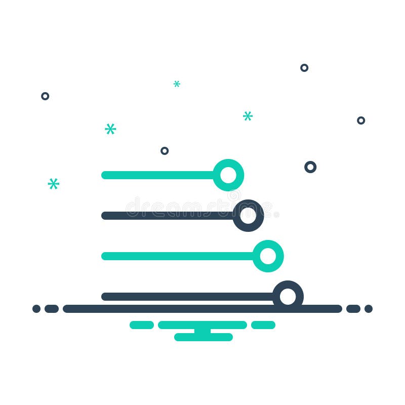 Mix Icon for Speed, Momentum and Accelerate Stock Illustration ...