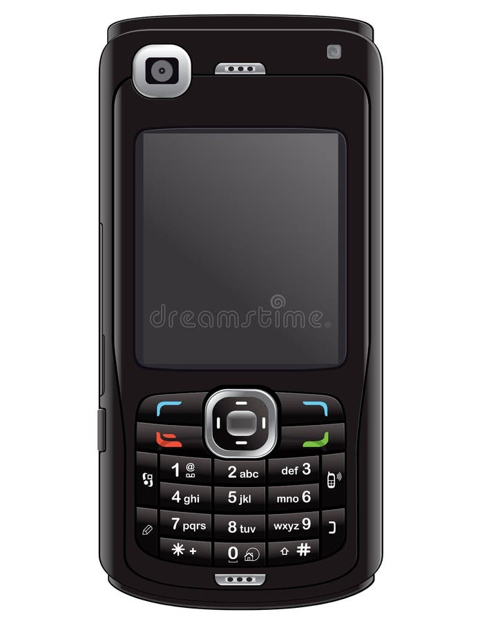 Mobile phone icon - Vector stock vector. Illustration of design - 6392604