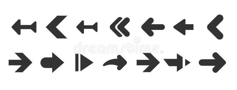 Modern Web Arrows Colourful Set, Great Design for Any Purposes. Arrow ...