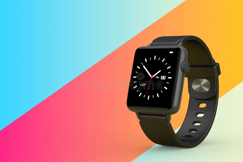 Smart Watch Mockup Stock Illustrations – 2,534 Smart Watch Mockup Stock ...
