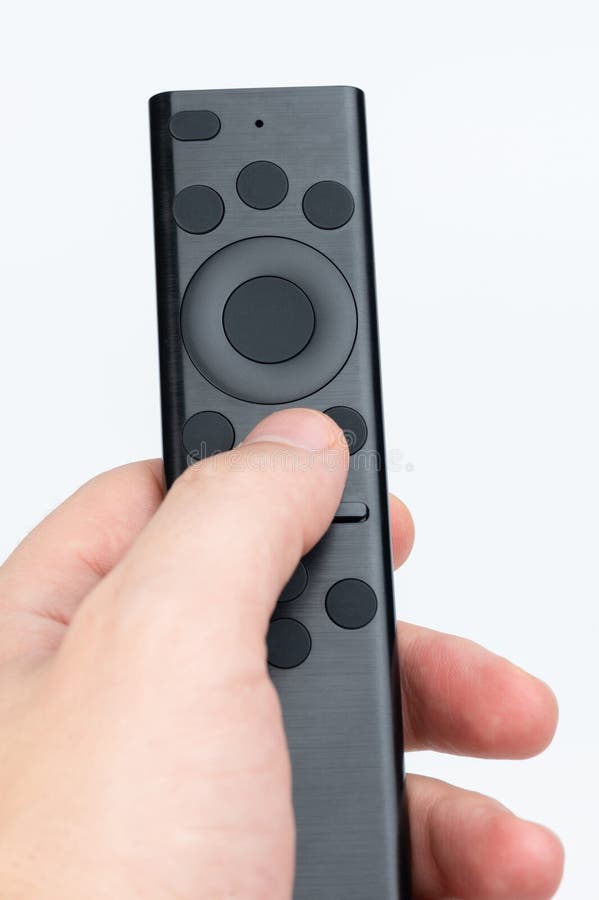 Black Modern Tv Remote Control Stock Photo - Image of digital, isolated ...