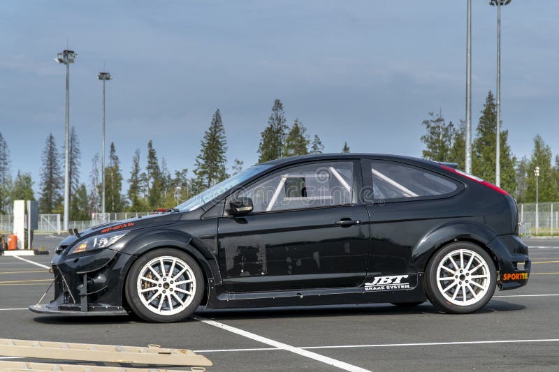 Ford Focus Sport Racing Car Stock Photo - Image of test, modified ...