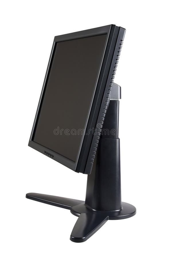 LCD Monitor stock image. Image of monitor, audio, office - 5793