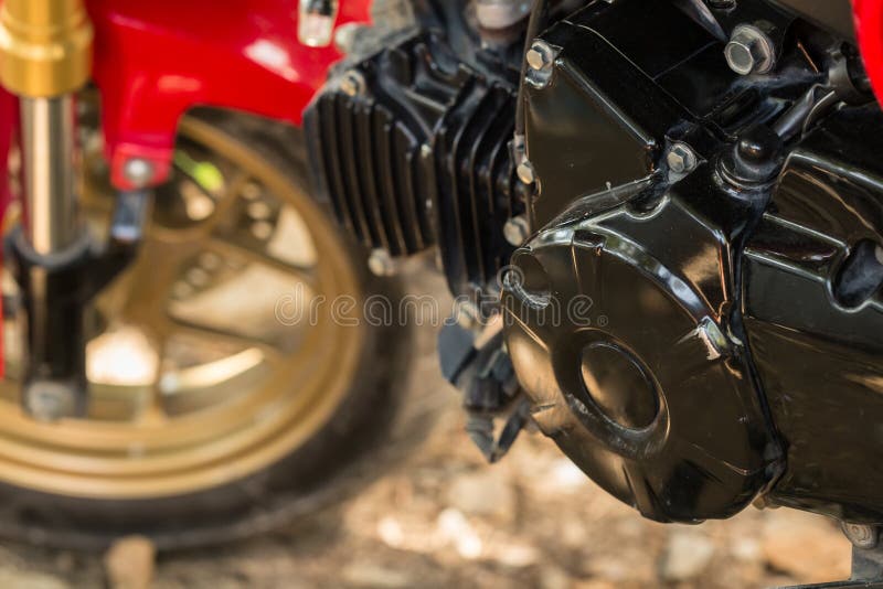 Black motorcycle engine stock image. Image of ride, close - 58299421