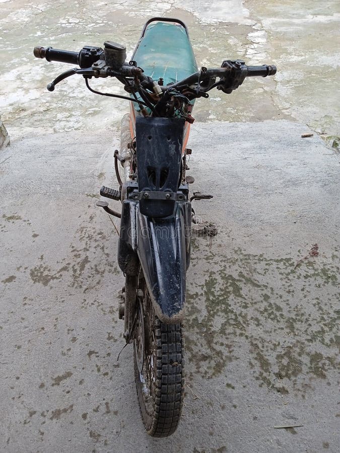 Black motorcycle stock photo. Image of wall, statue - 241922506