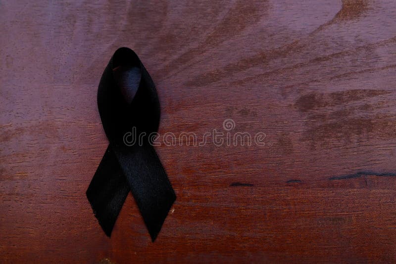 Black mourning ribbon stock photo. Image of simplicity - 81244884