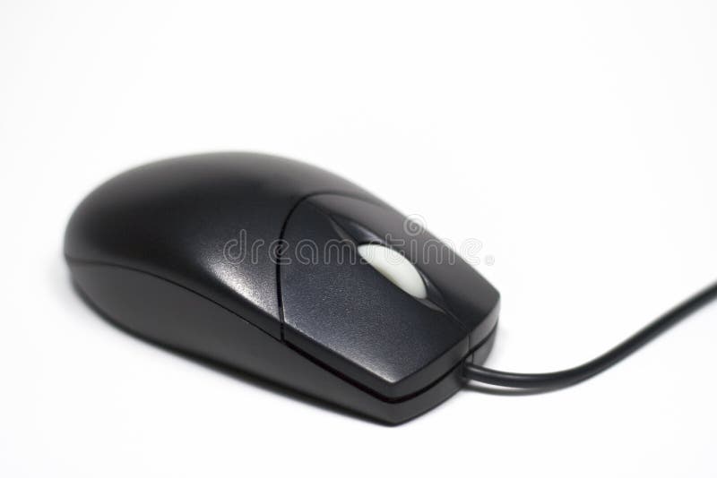 Black Mouse Close-up stock image. Image of device, browse - 1060507