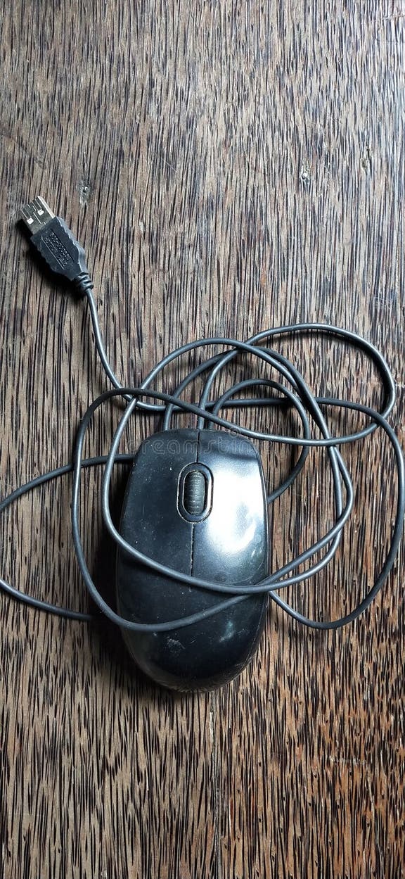 Black mouse for computer stock image. Image of lighting - 182301589