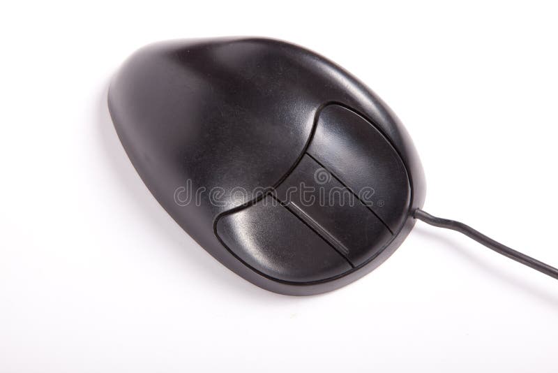 Black mouse stock image. Image of electronics, business - 40356797