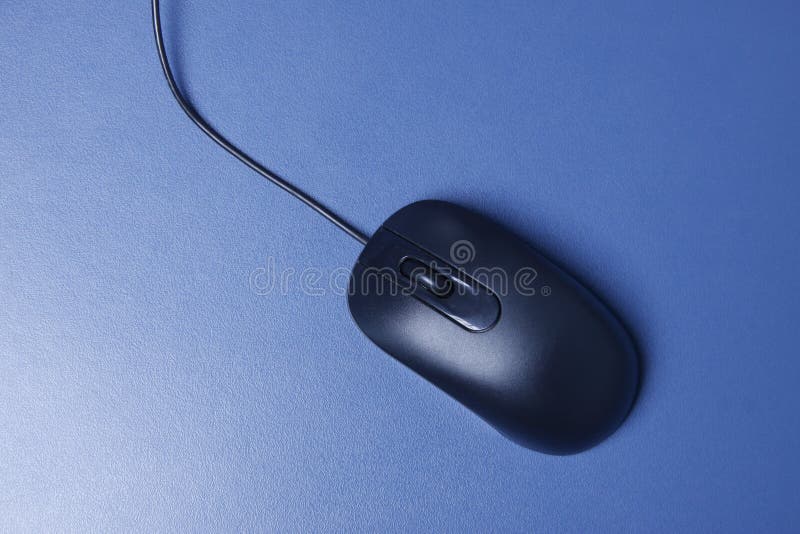 Black mouse for computer stock image. Image of click - 55145537