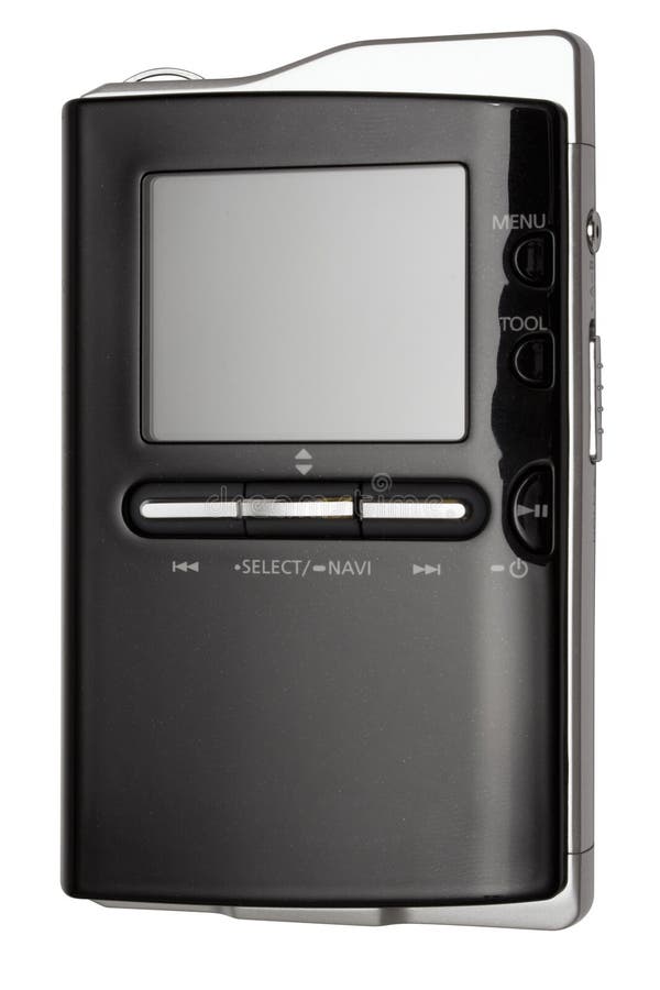 Black MP3 Player stock image. Image of piece, modern, groove - 642719