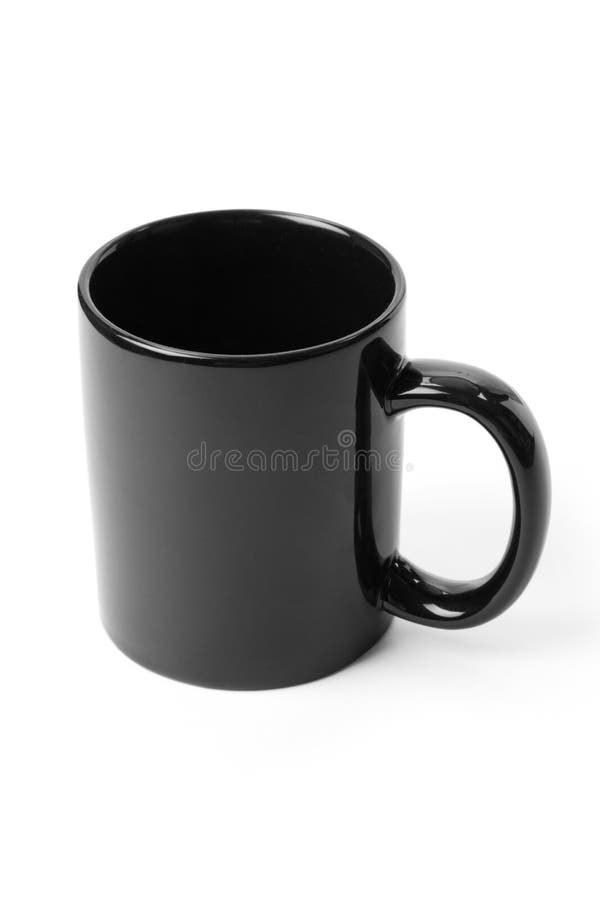 Black Mug stock photo. Image of handle, coffee, drink - 13166380