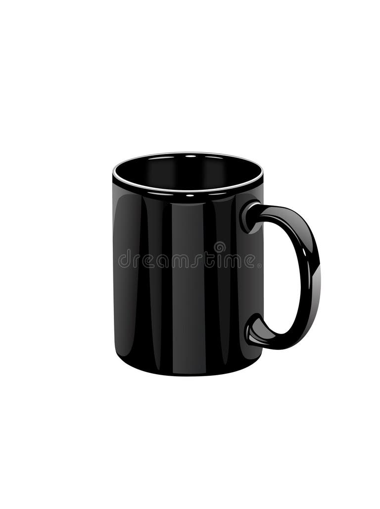 Black Mug Stock Illustrations – 171,379 Black Mug Stock Illustrations ...