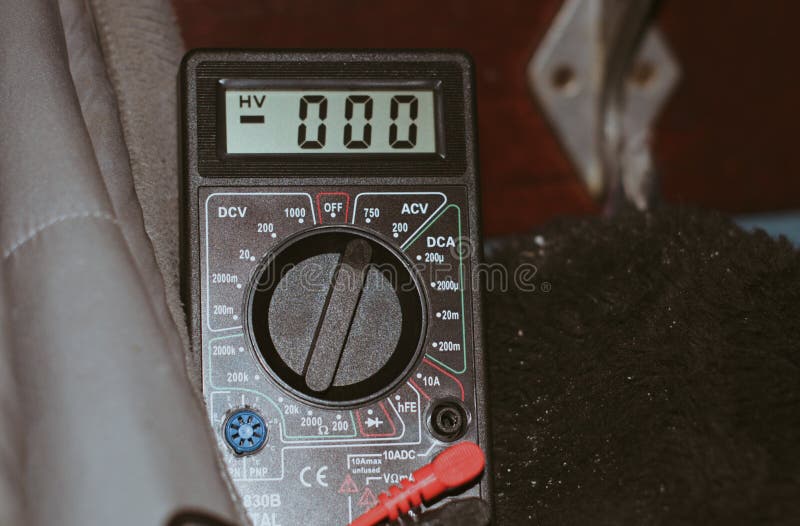 Black multimeter device stock image. Image of house - 234129759