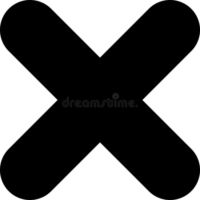 Black Multiplication Sign, Multiply Icon, Mathematical Icon, Cross Sign ...