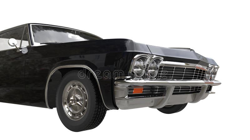 Black Muscle Car - Front Wheel Cut Shot Stock Photo - Image of muscle ...