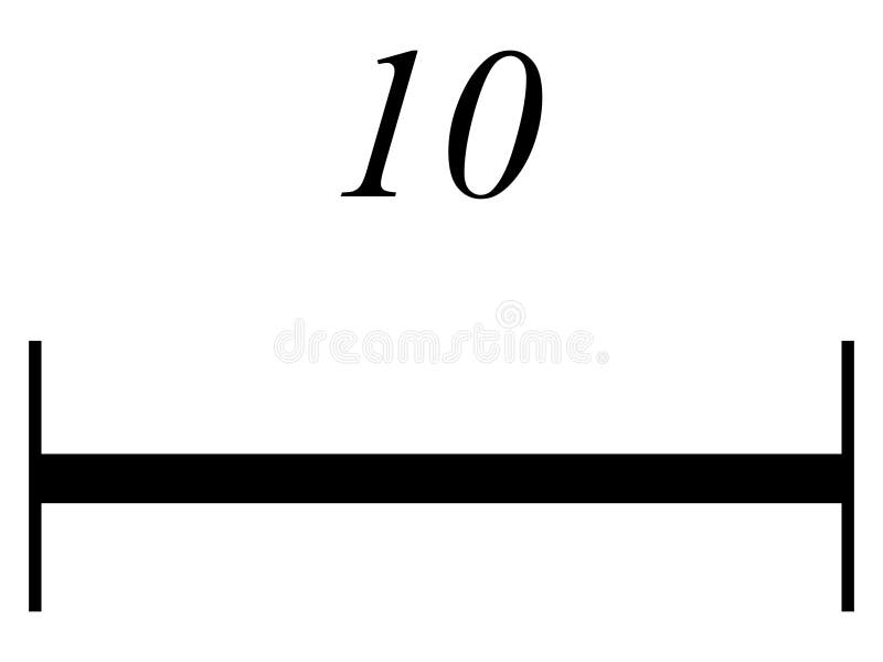 Black Music Symbol of Multi Measure Rest Stock Vector - Illustration of ...