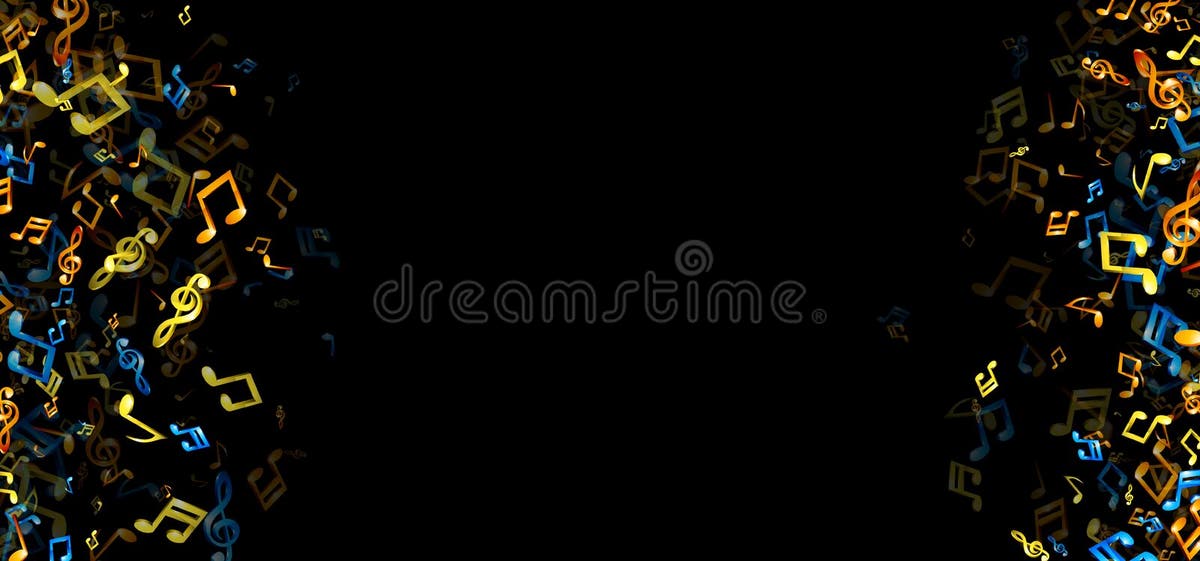 Background Black Musical Notes Stock Illustrations – 15,301 Background ...