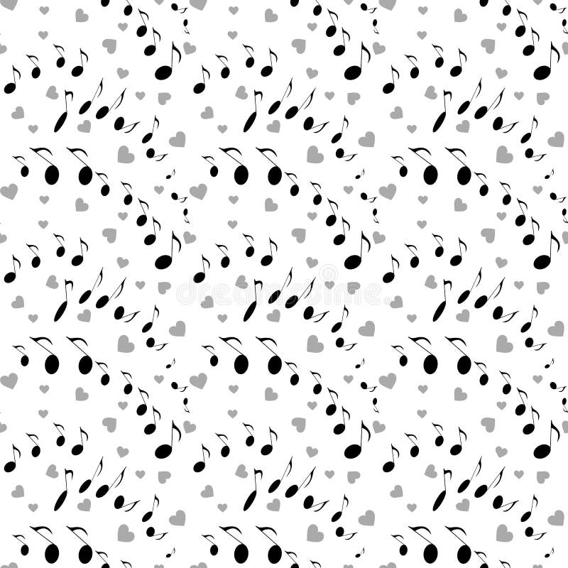 Musical Notes Scattered Stock Illustrations – 834 Musical Notes ...