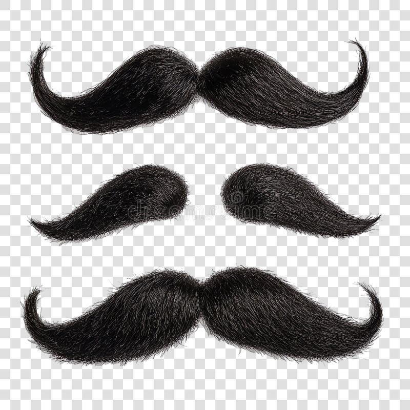 Black mustache set stock photo. Illustration of fashion - 341461930