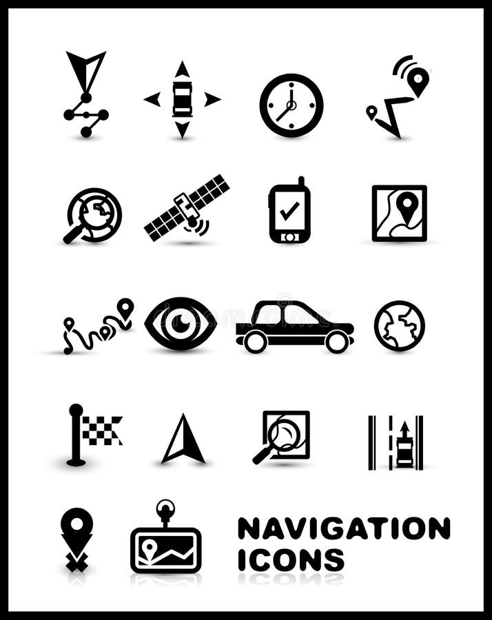 Map Icon Legend Symbol Sign Toolkit Element Stock Vector - Illustration ...