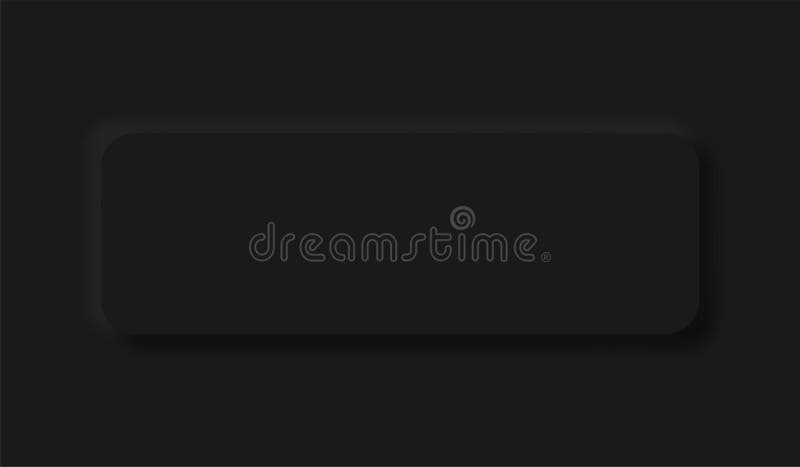 Black Neumorphism Soft Ui Design For Web Design Application Ui And More Stock Vector