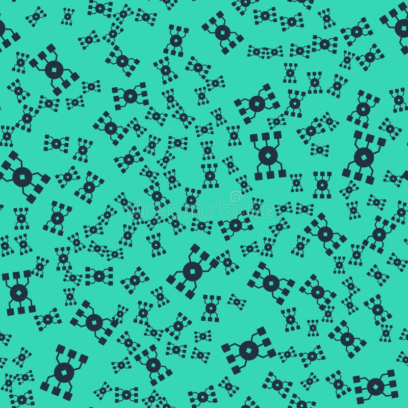 Black Neural Network Icon Isolated Seamless Pattern on Green Background ... Black Neural Network Icon Isolated Seamless Pattern on Green Background ...