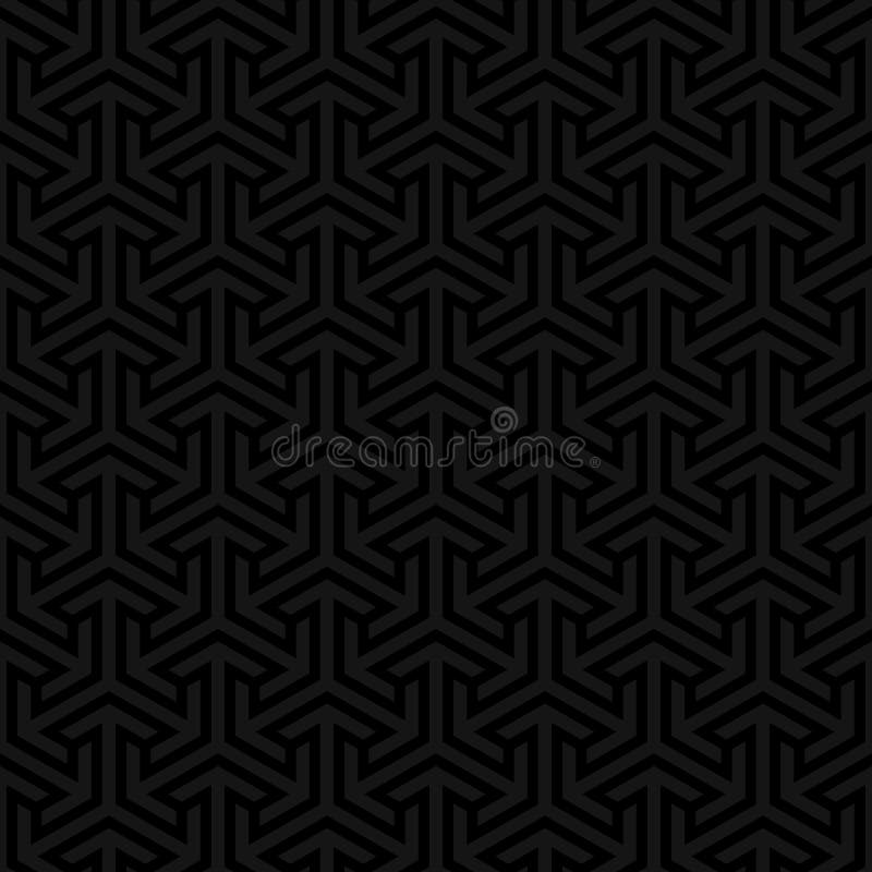 Black Neutral Seamless Pattern for Modern Design in Flat Style. Stock ...