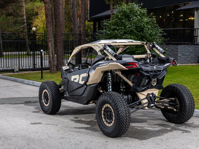 Black New ATV Can-am Maverick Editorial Stock Photo - Image of quad ...