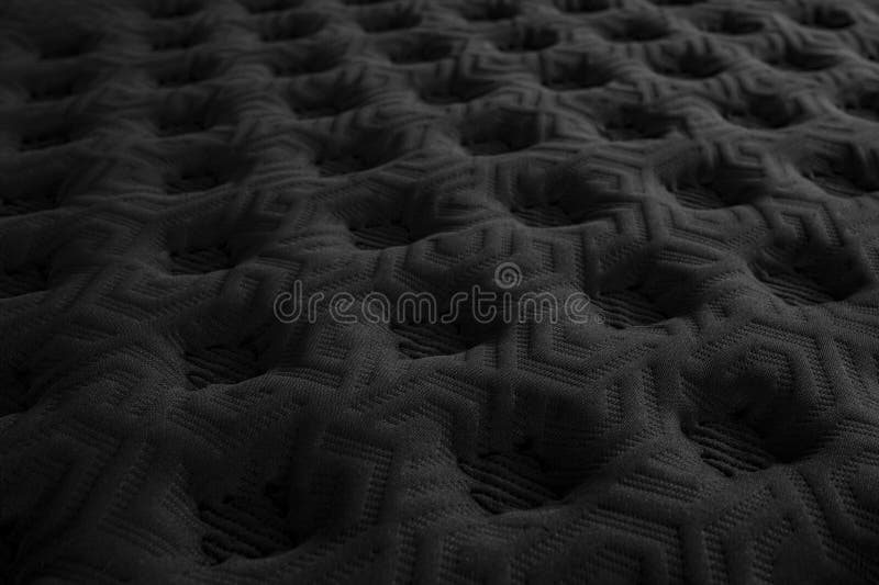 Black New Mattress Texture , New Fabric Pattern Side View Close Up ...