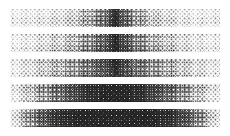 Black Noise Bitmap Dither Linear Gradients with Various Density Isolate ...