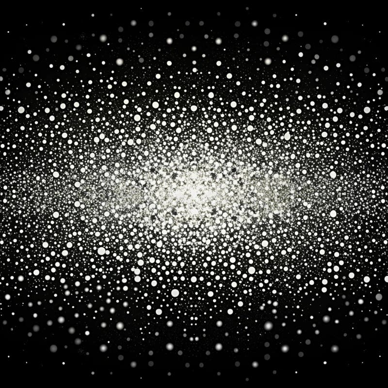 Black Noise Texture with White Dots for Design Background Stock ...