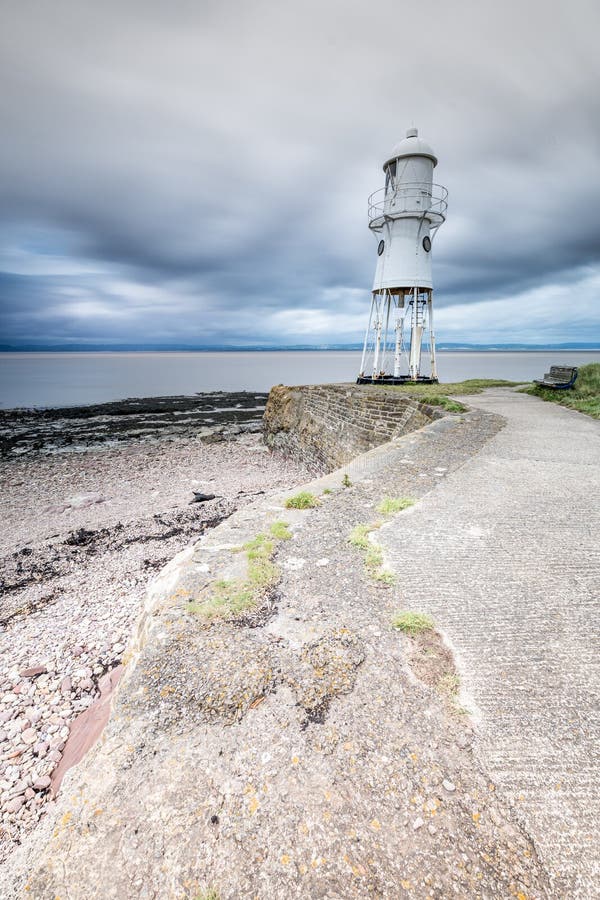 Black Nore Lighthouse, Portishead 2 Stock Image - Image of severn ...