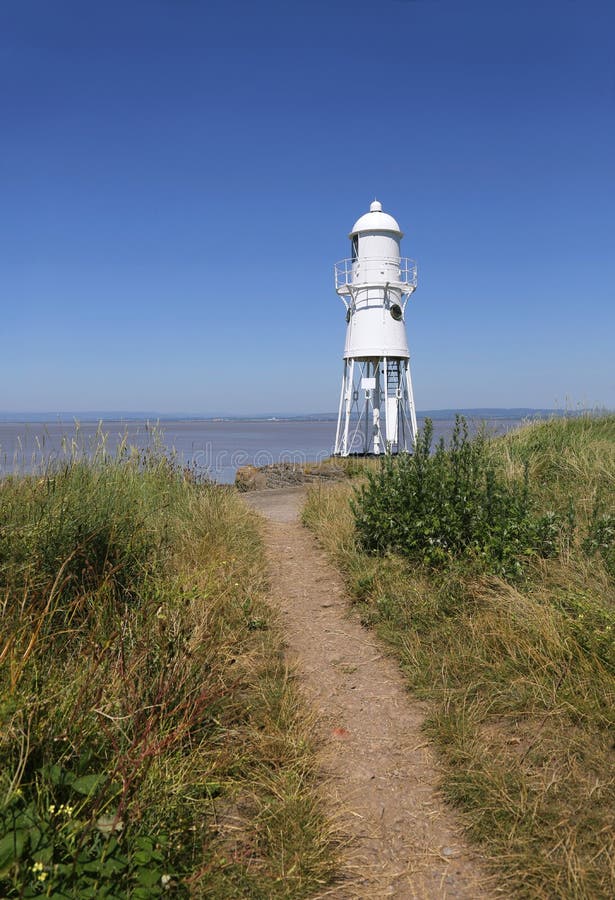 Black Nore Lighthouse, Portishead 2 Stock Image - Image of severn ...