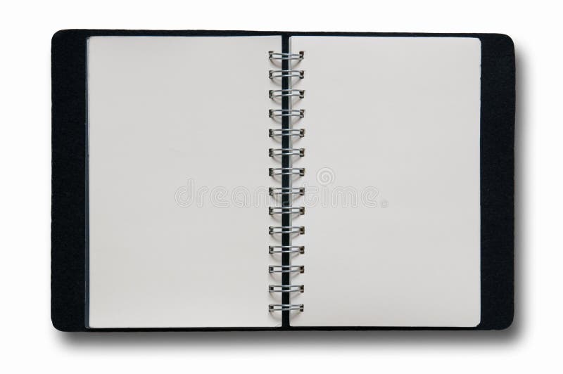 Black Note Book stock photo. Image of detail, leaf, mail - 15433352
