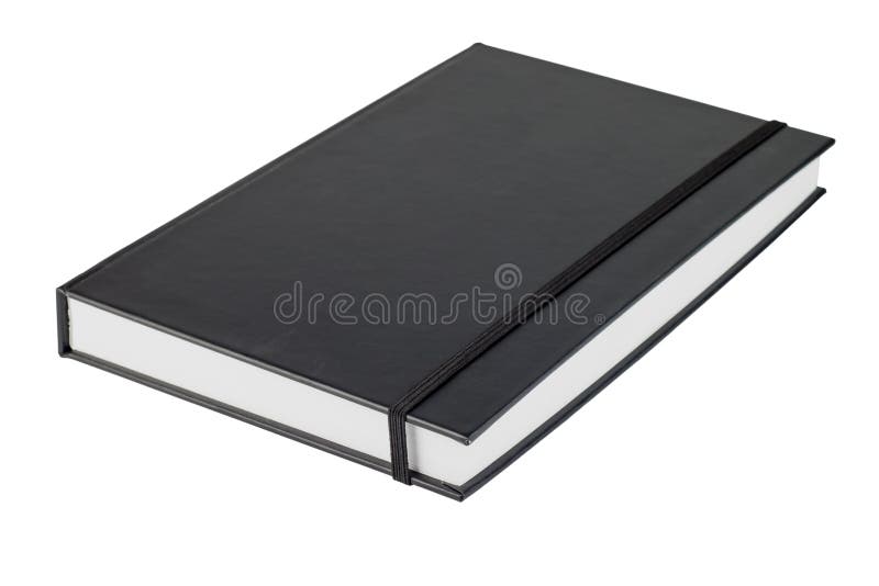 Black Note Book stock photo. Image of detail, leaf, mail - 15433352