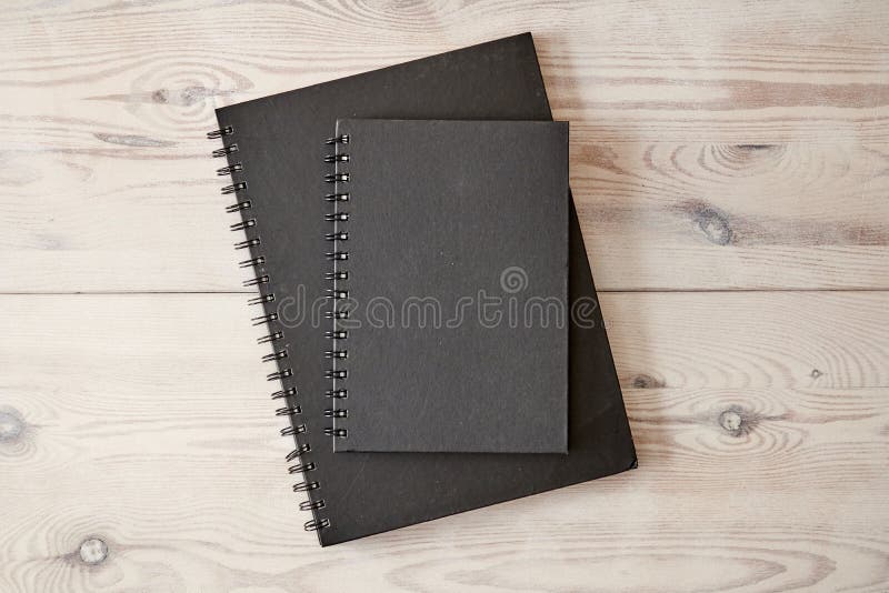 Black Note Book stock image. Image of advertising, letter - 198465011