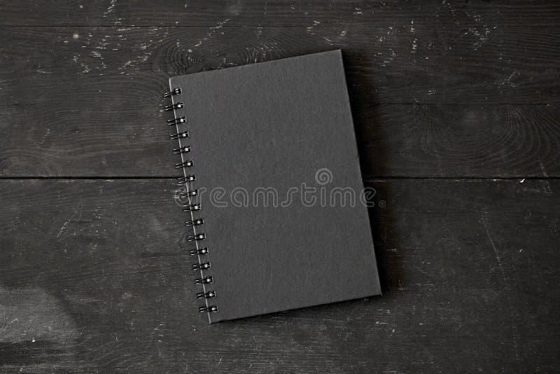 Black Note Book stock image. Image of memo, page, layout - 198465035