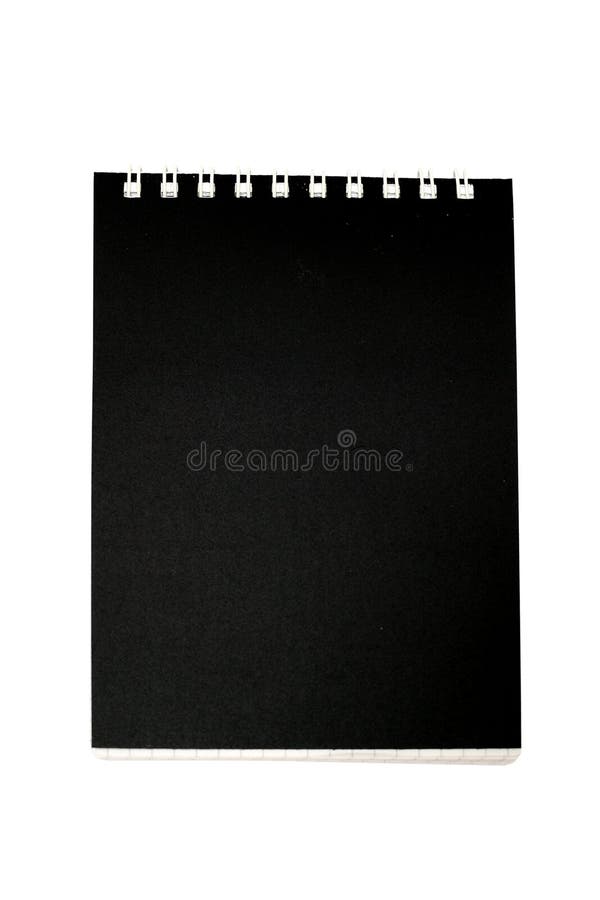 Black notebook stock photo. Image of cover, object, image - 18560942