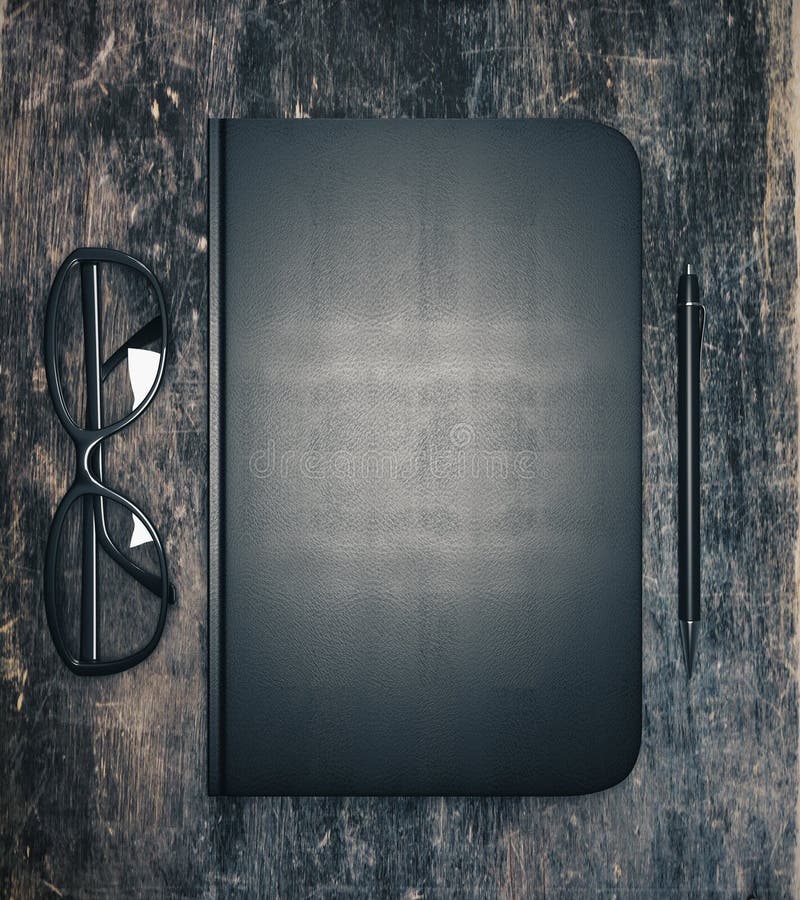 Black Notebook Icon Isolated on White Background. Spiral Notepad ...