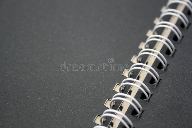 Black Notepad for Notes and Sketches Stock Photo - Image of concept ...