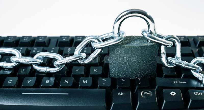 Computer ID Theft alert stock image. Image of expire, communication ...