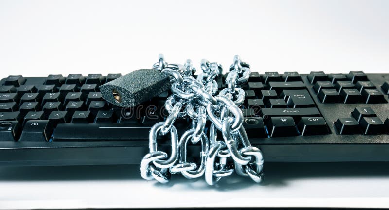 Computer ID Theft alert stock image. Image of expire, communication ...