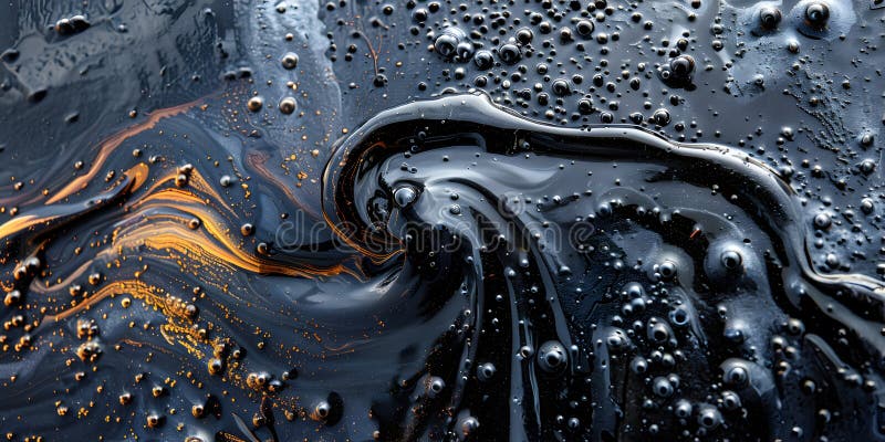 Black Oil Abstract Background Stock Image - Image of canvas, creative ...