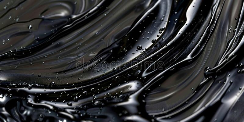 Black oil texture close-up stock illustration. Illustration of textured ...