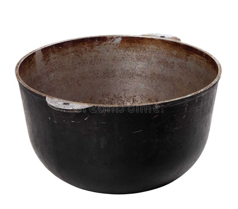 Old black dirty pot stock image. Image of mess, food - 63412433