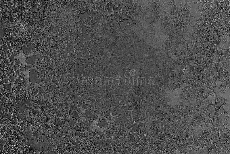 The Black Old Worn Wall with an Uneven, Rough Surface. Stock ...